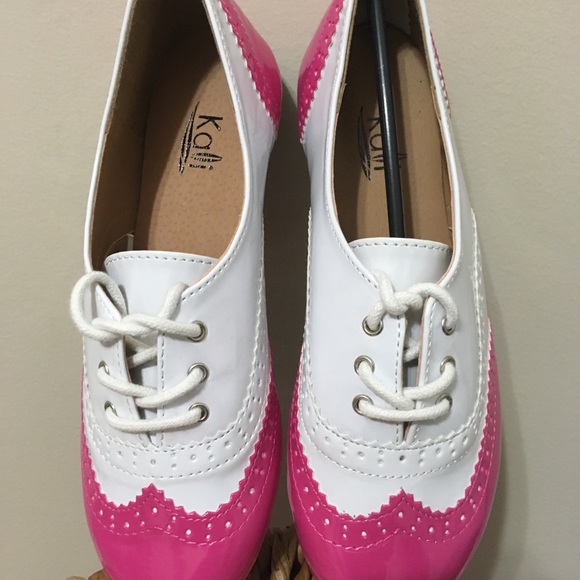 Kalli | Shoes | Kalli Flat White And Pink Loafers Adorable | Poshmark